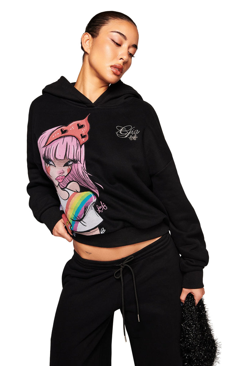 FAFI HOODIE - BLACK