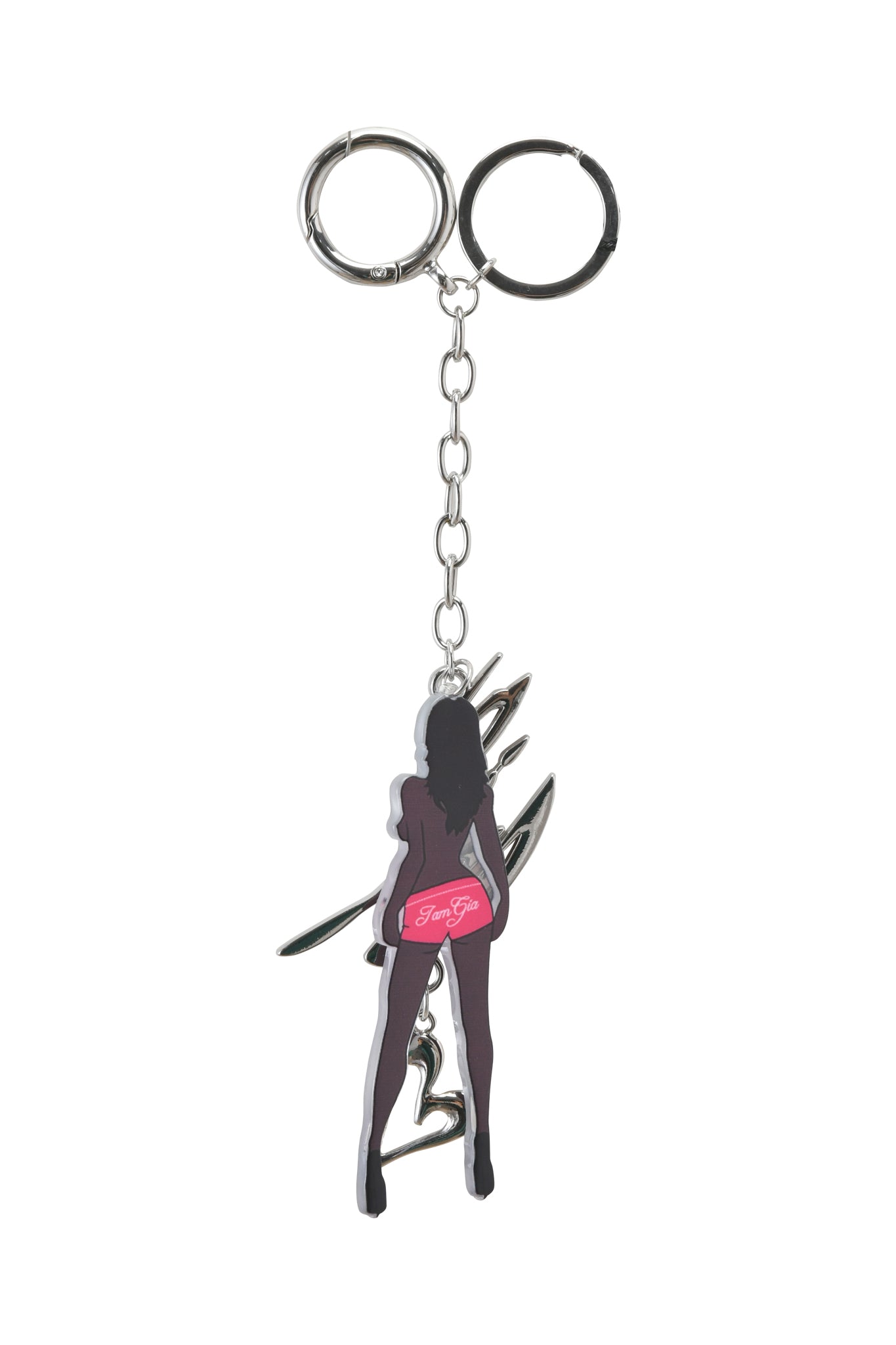 BLARE KEYCHAIN - BRUNETTE